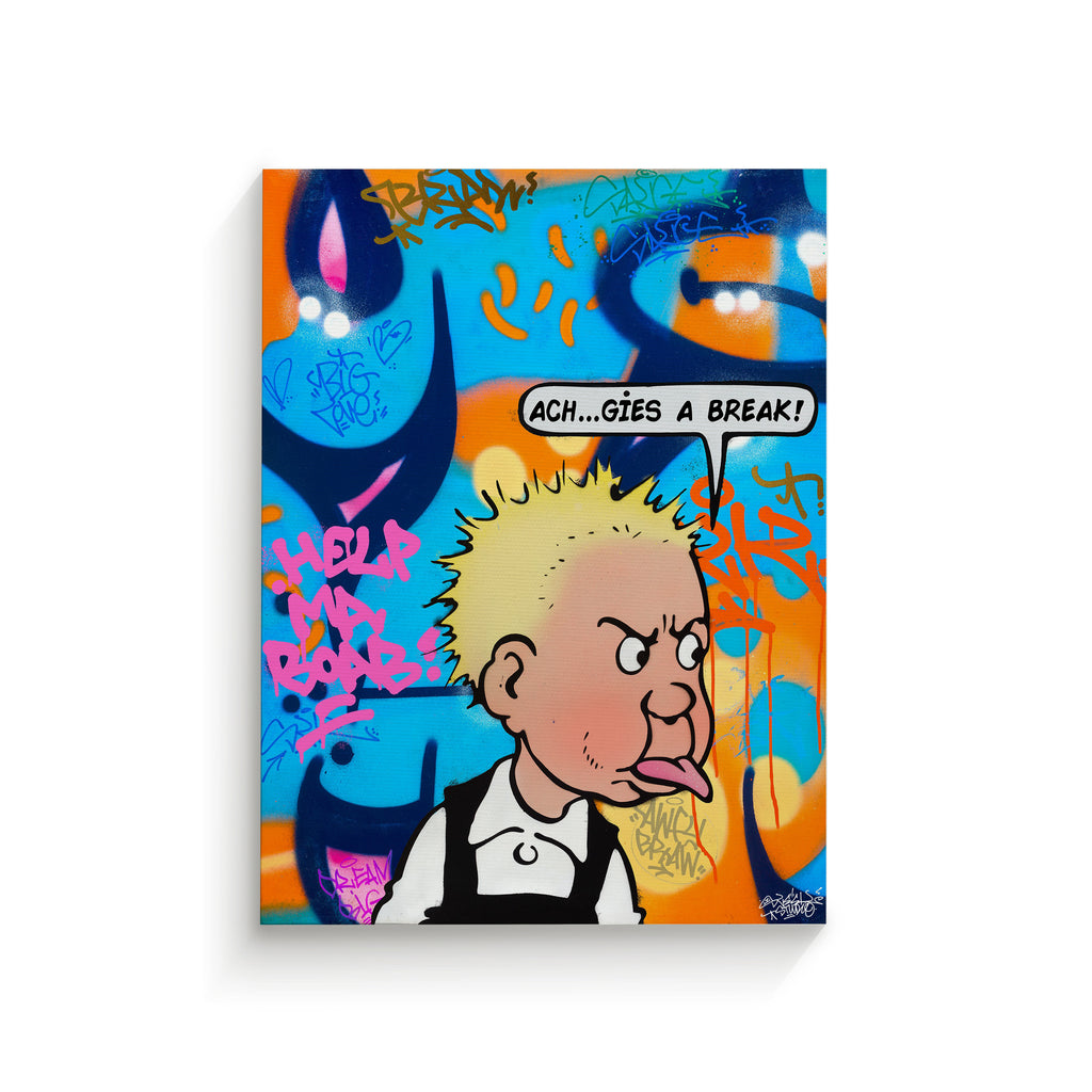 Cheeky Wullie Canvas Print – SleekArtist